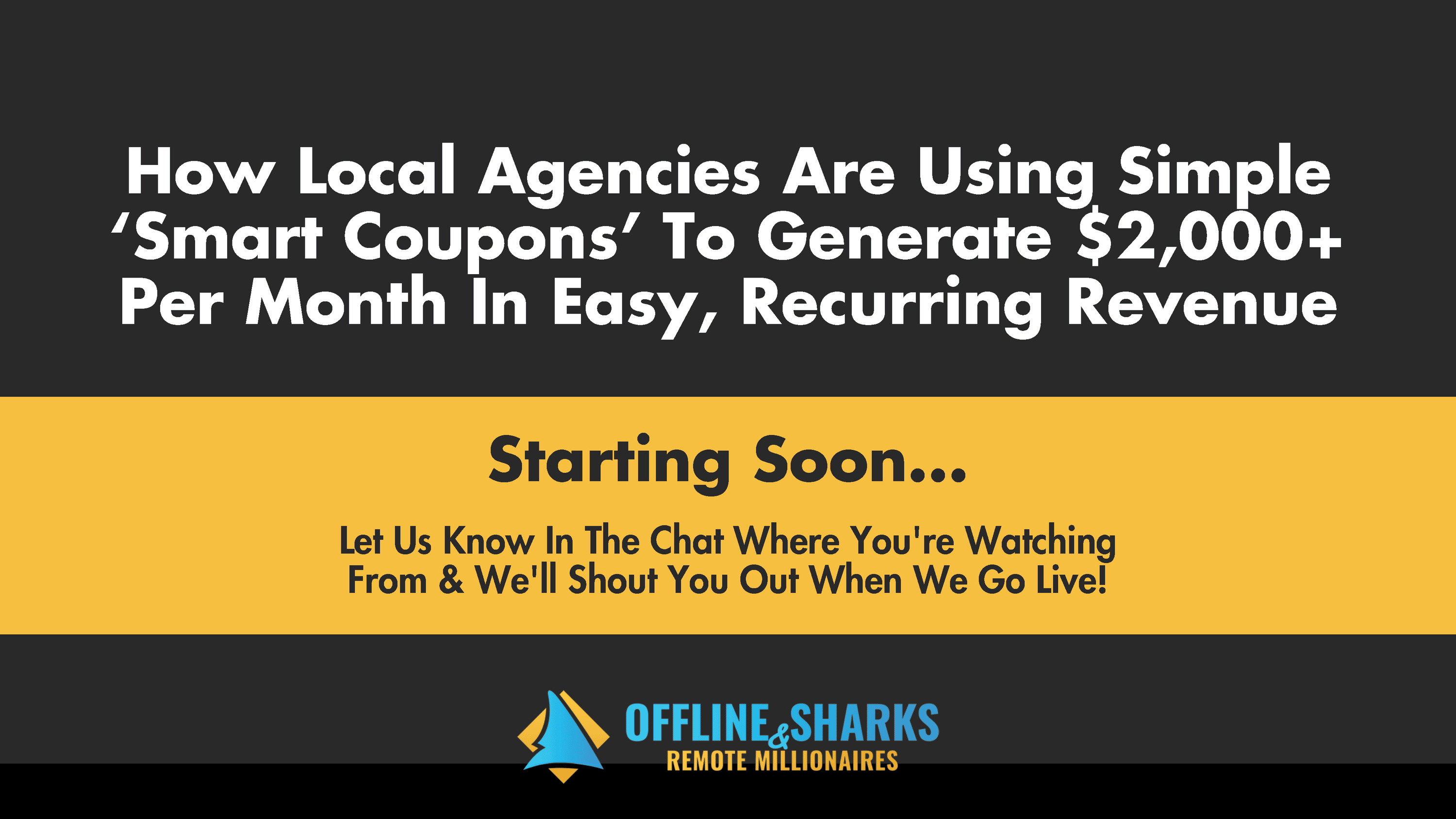 How Local Agencies Are Using Simple 'Smart Coupons' To Generate $2,000 ...